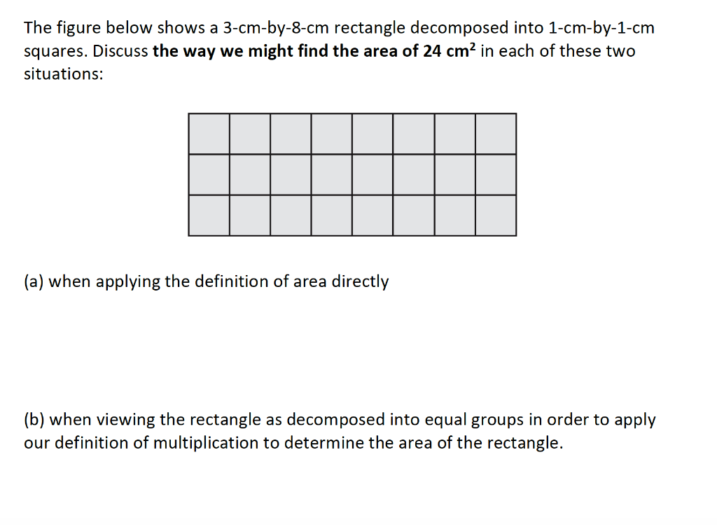 Solved The figure below shows a 3-cm-by-8-cm rectangle | Chegg.com