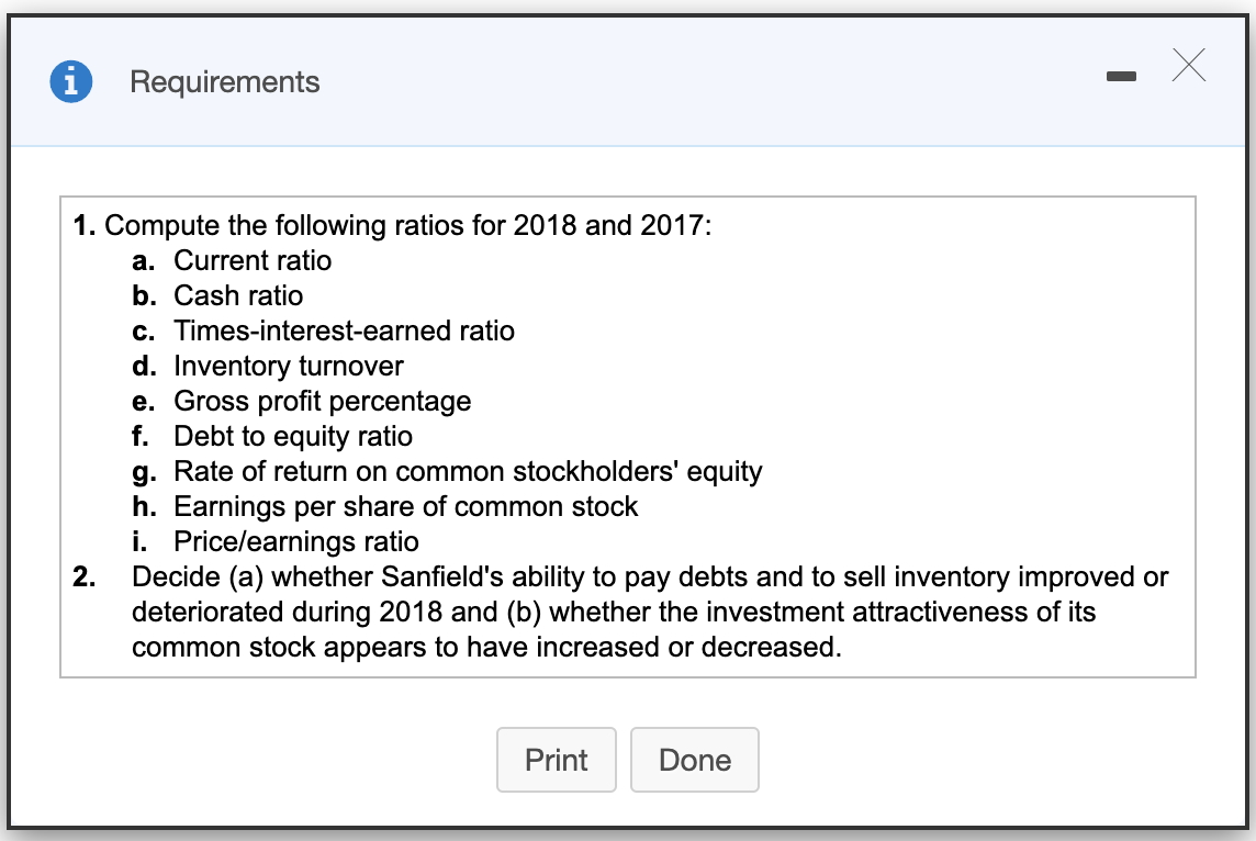 Additional Financial Information Balance Sheet 1. | Chegg.com