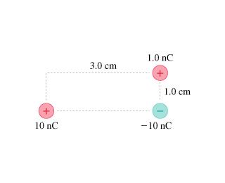 Solved What is the magnitude of the force F⃗ → on the −−10 | Chegg.com