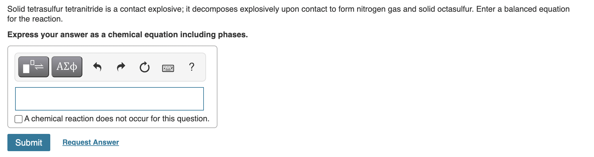 Solved Solid tetrasulfur tetranitride is a contact | Chegg.com