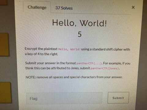 Solved Challenge 37 Solves Hello, World! Encrypt the | Chegg.com