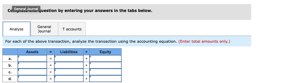 Solved QS 2-8 (Algo) Analyzing transactions and preparing | Chegg.com