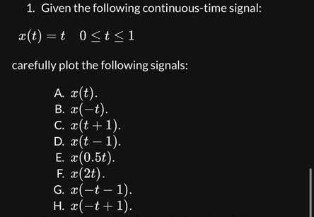 Solved Calculate the energy and power of the signal given in | Chegg.com