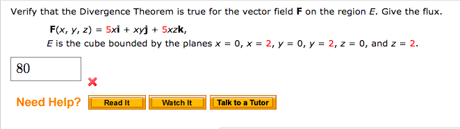 Solved Verify that the Divergence Theorem is true for the | Chegg.com