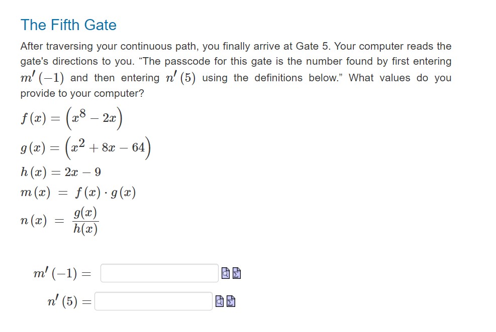 Solved The Fifth GateAfter traversing your continuous path, | Chegg.com