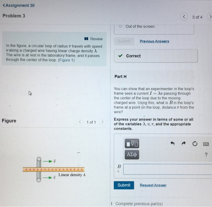 Solved Assignment 30 Problem 3 3 of 4> Out of the screen Il | Chegg.com