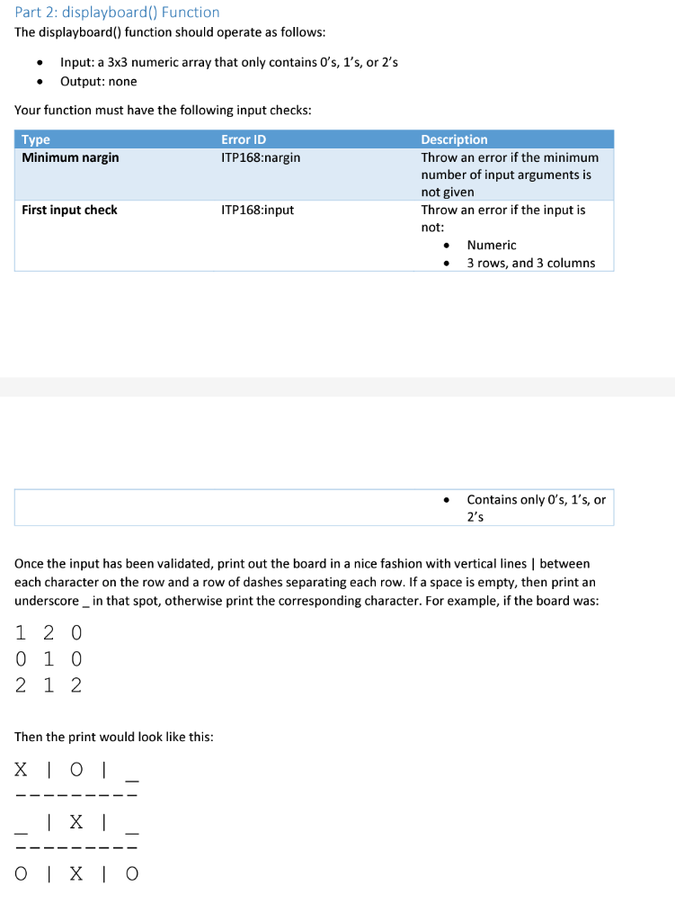 Solved Tic-Tac-Toe is a two player game where each player is | Chegg.com