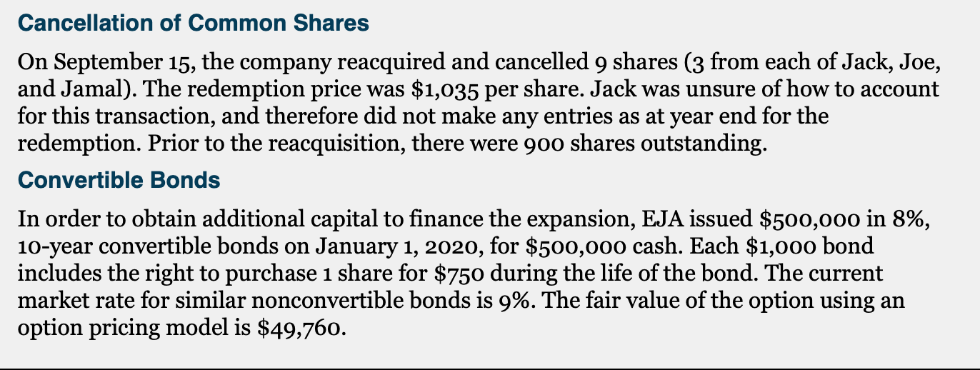Prepare a financial statement under ASPE and | Chegg.com