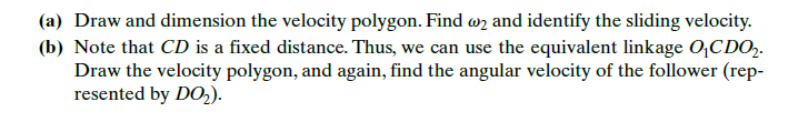 Solved (a) Draw and dimension the velocity polygon. Find W2 | Chegg.com