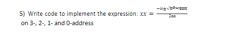 - V12 5) Write code to implement the expression: XX = | Chegg.com