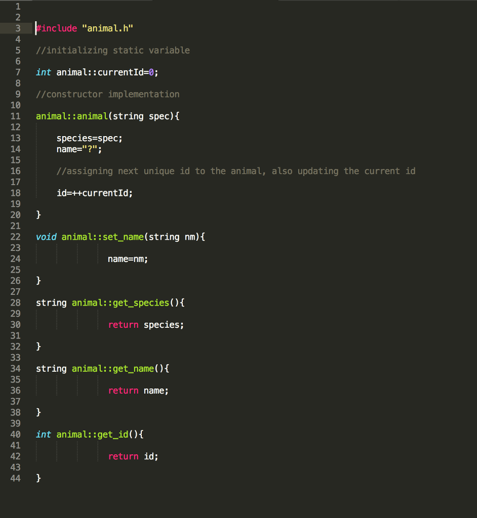 Solved Part 2 - Inheritance 2-1 Define and implement a class | Chegg.com