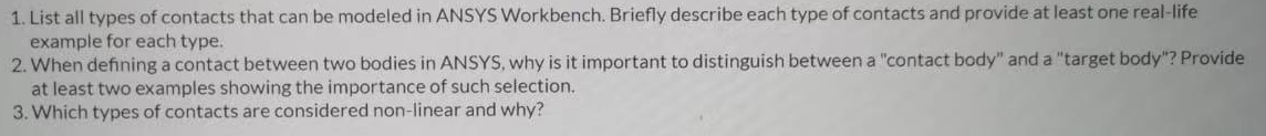 Solved For 1, please give me two examples for each type. For | Chegg.com