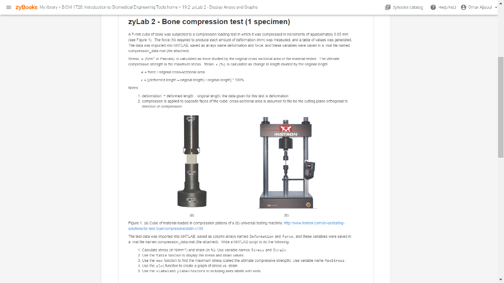 Solved = zyBooks My library > BIOM 1720: Introduction to | Chegg.com