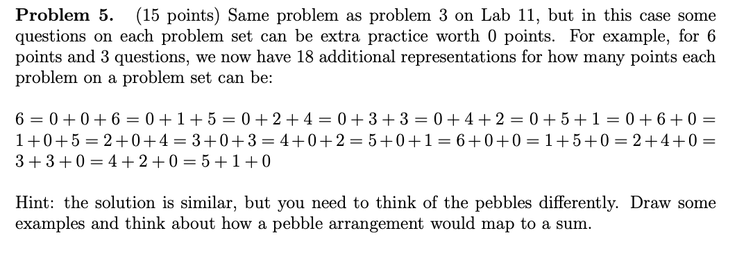 Solved Problem 5 15 Points Same Problem As Problem 3 On 