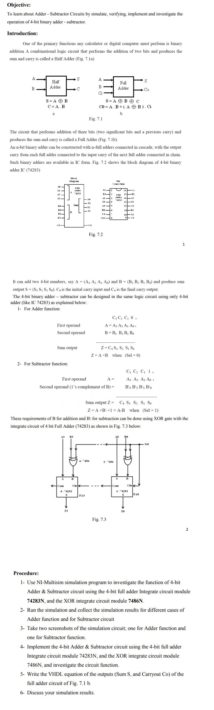 1- Use NI-Multisim simulation program to investigate | Chegg.com