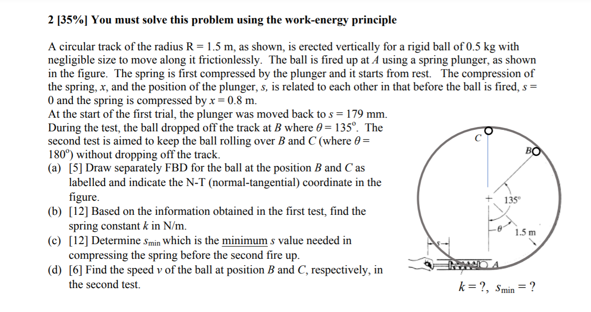 Solved 2 [35%] You must solve this problem using the | Chegg.com