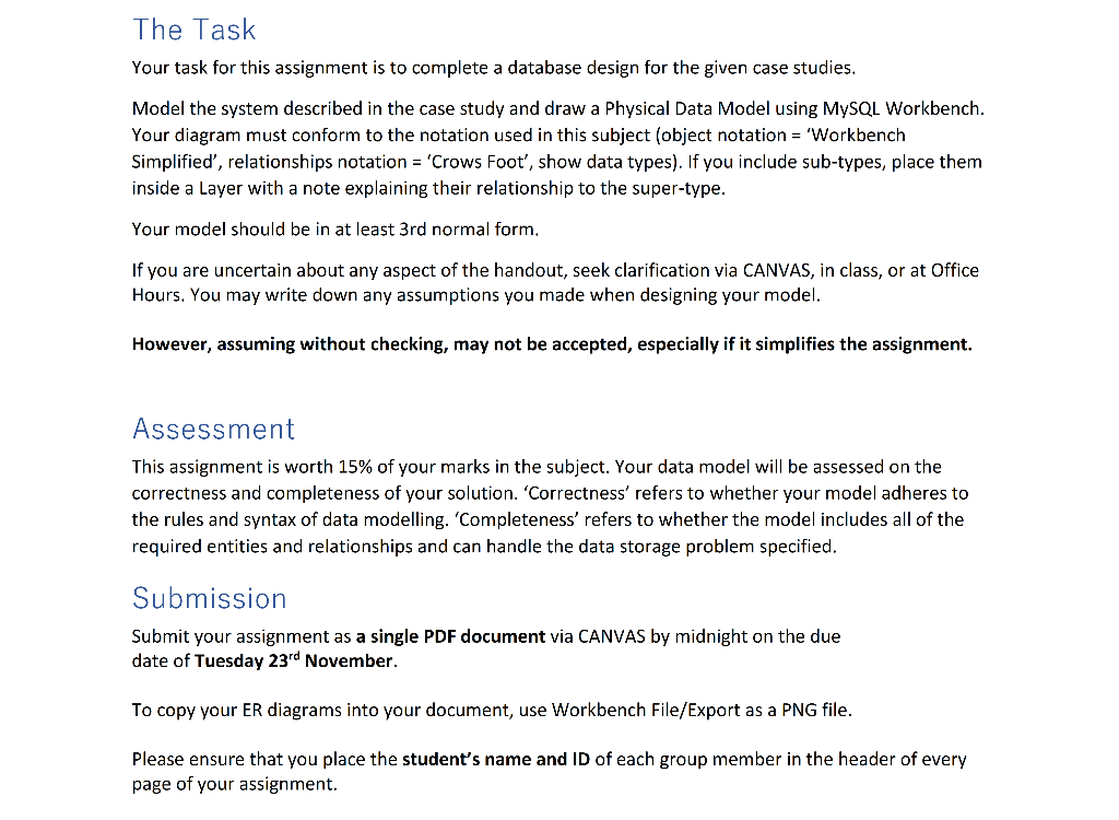 Course Name: Database | Chegg.com