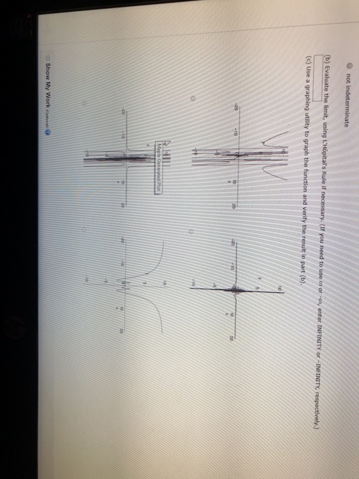 Solved Consider the following. im (rsin10) (a) Describe the | Chegg.com