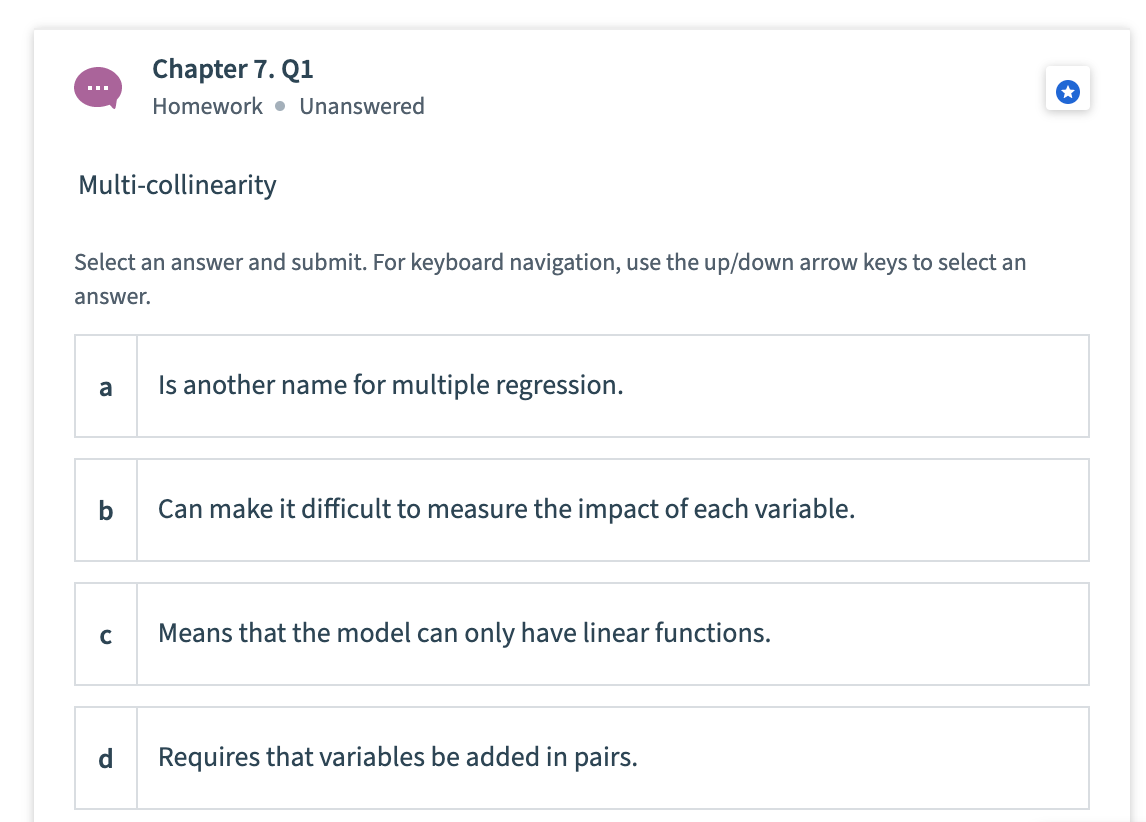 Solved Chapter 7. Q1 Homework. Unanswered + | Chegg.com