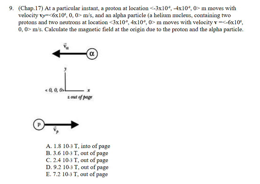 Solved (Chap.17) At a particular instant, a proton at | Chegg.com