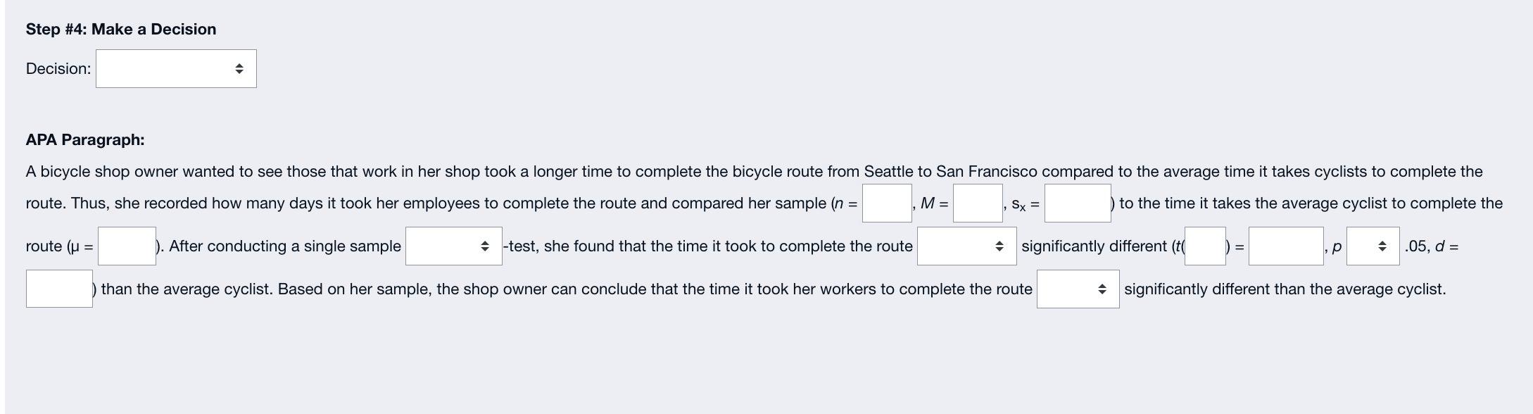 Solved are below; using an alpha level of .05 and a two | Chegg.com