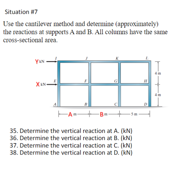 Solved PLEASE ANSWER ASAP WILL UPVOTE USE CANTILEVER METHOD | Chegg.com