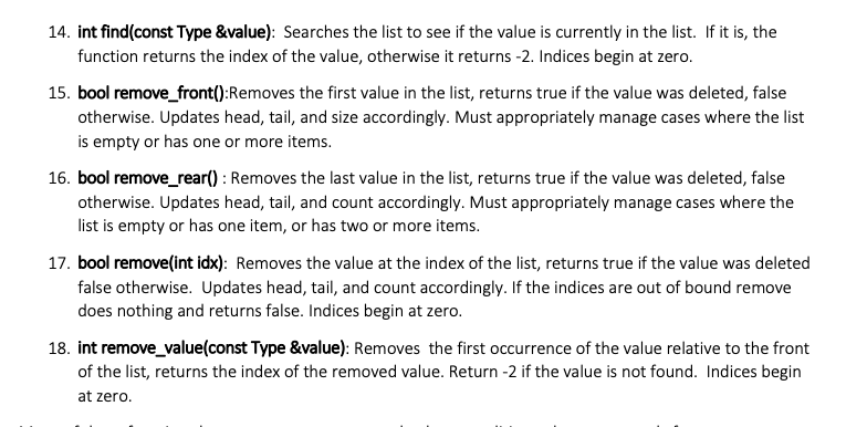 Solved This project will have you implement a templated | Chegg.com