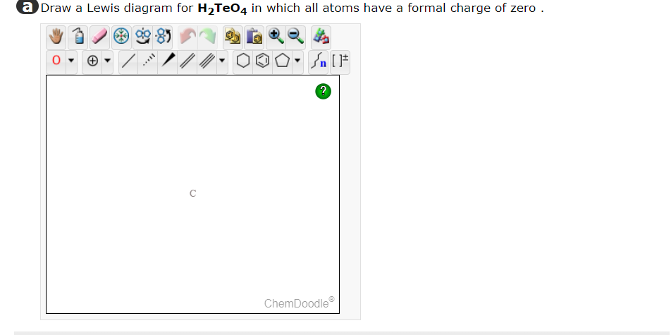 solve (b) ﻿Draw a Lewis structure for H2TeO4 ﻿in | Chegg.com