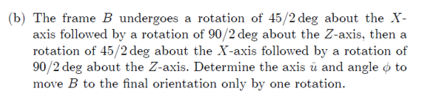 Solved Axi s-angle and incremental body axes | Chegg.com