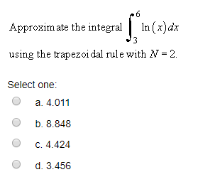 Solved Use a midpoint Riemann Sum with 4 rectangles to | Chegg.com