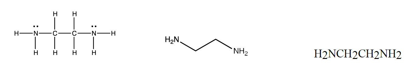 Solved Here is the structure of en, shown three ways: | Chegg.com