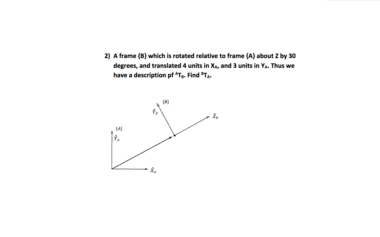 Solved MATLAB Compound Transformations Use hand calculations | Chegg.com