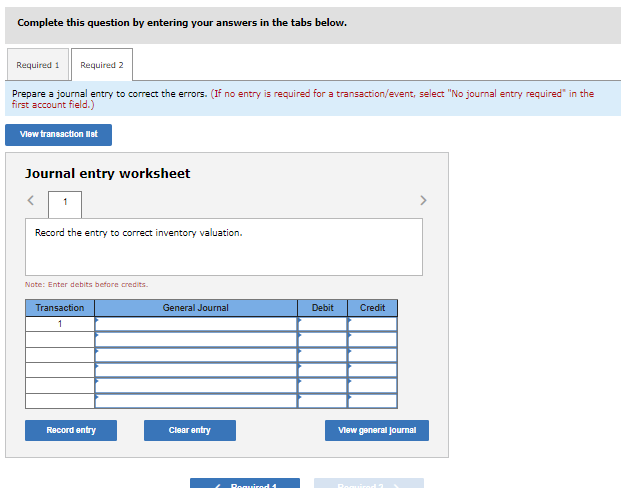 Solved Problem 9.15 (Static) Inventory errors [LO9-7] You | Chegg.com