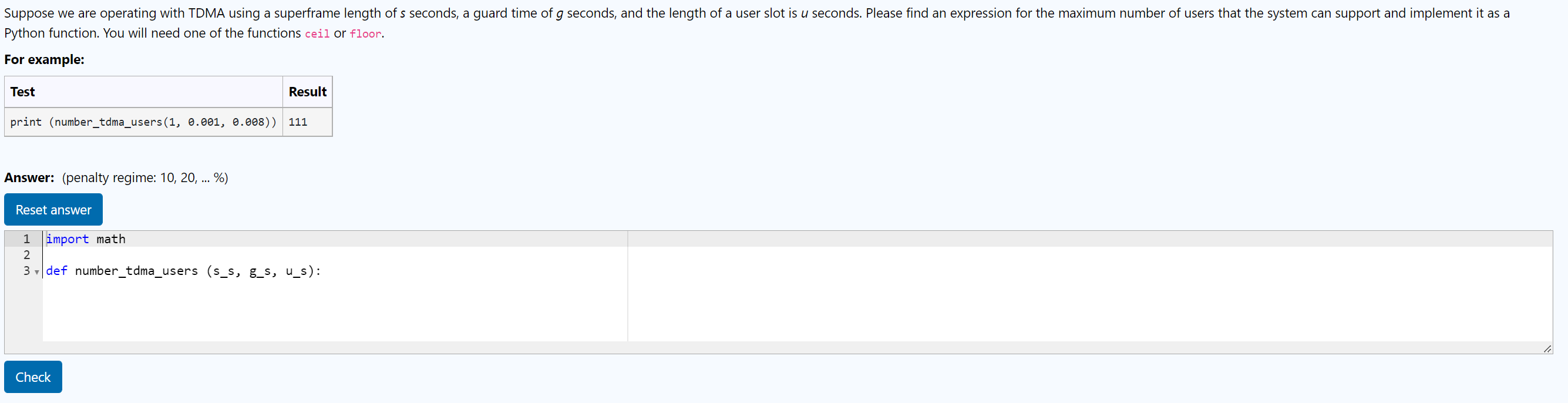 Solved Answer: (penalty regime: 10,20,…% ) | Chegg.com
