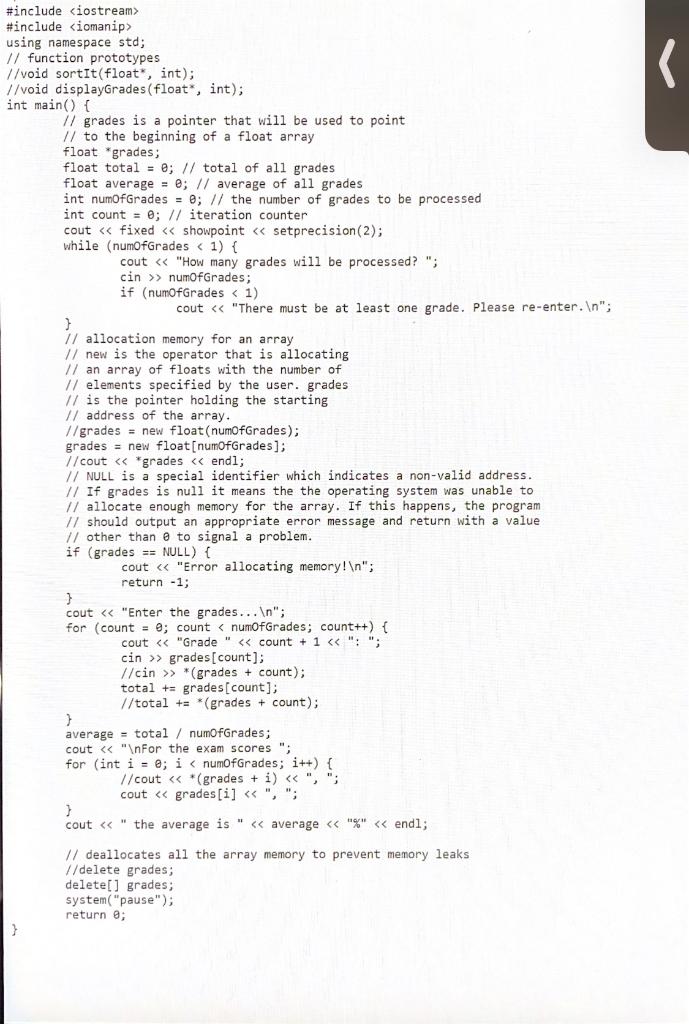 Solved { #include #include using namespace std; // | Chegg.com