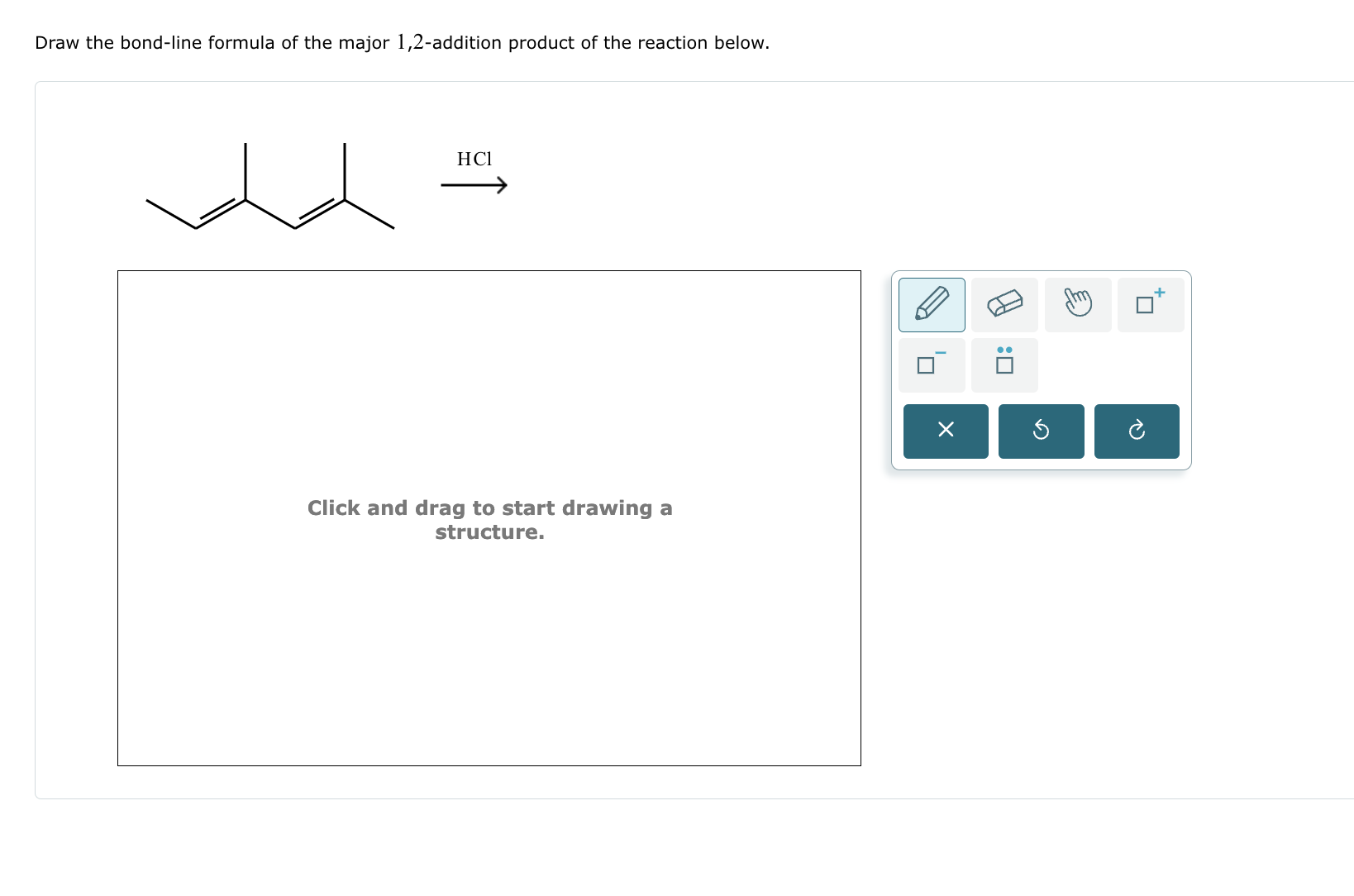Solved Draw the bond-line formula of the major 1,2-addition | Chegg.com