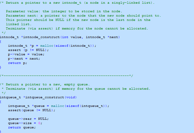 File circular_intqueue.c contains an incomplete | Chegg.com