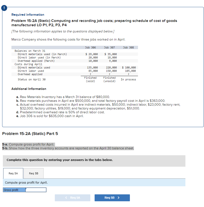 Solved Required information Problem 15-2A (Static) Computing | Chegg.com