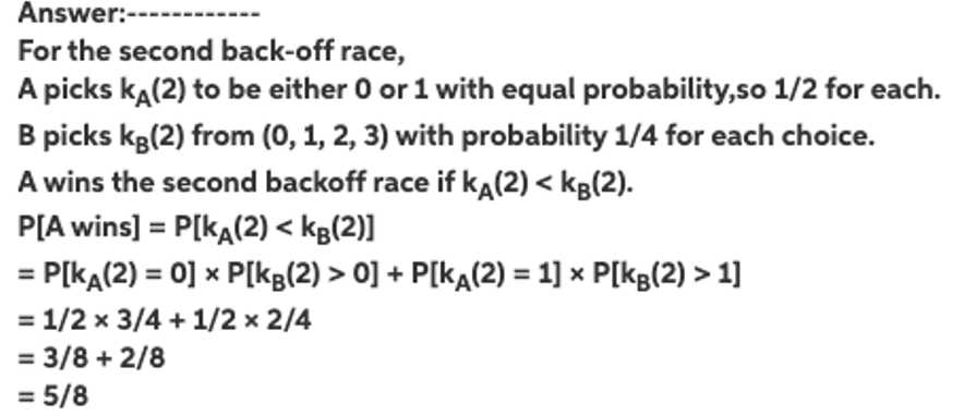 Solved Two stations A and B are trying to transmit on | Chegg.com