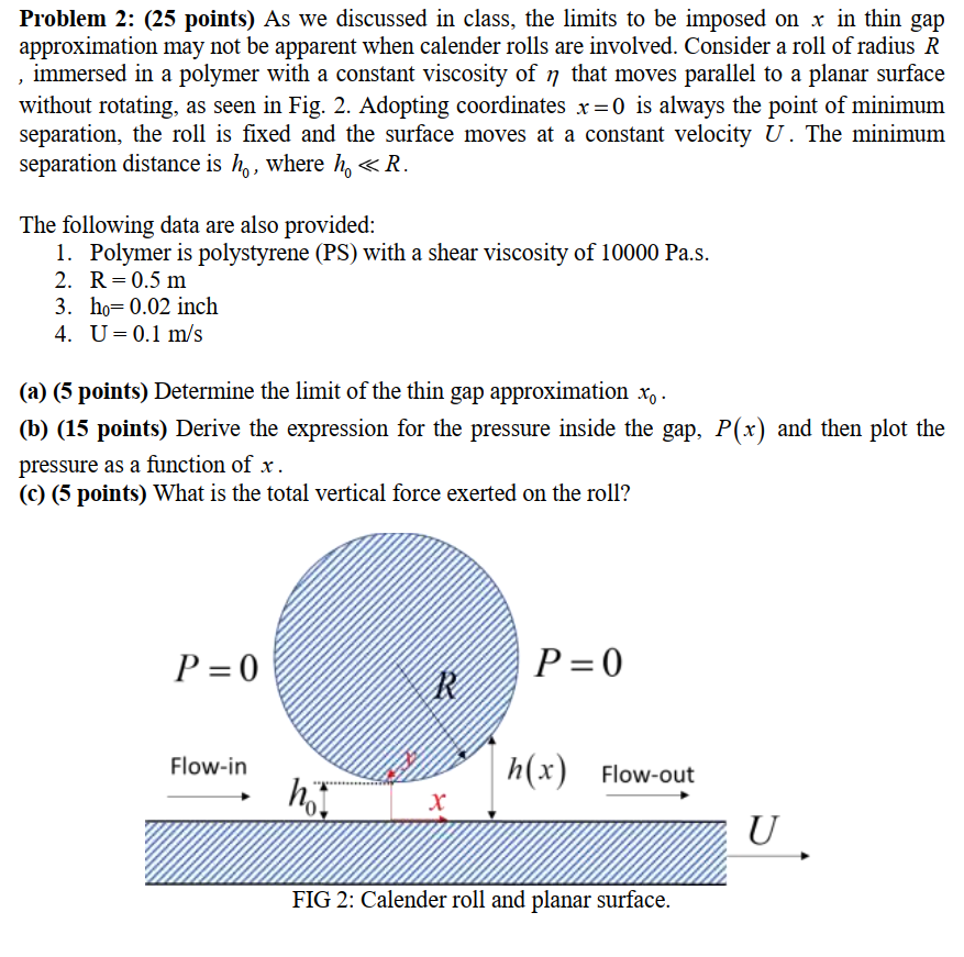Problem 2: (25 points) As we discussed in class, the | Chegg.com