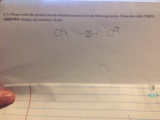 Solved Q15 Please Write The Product And The Detailed 