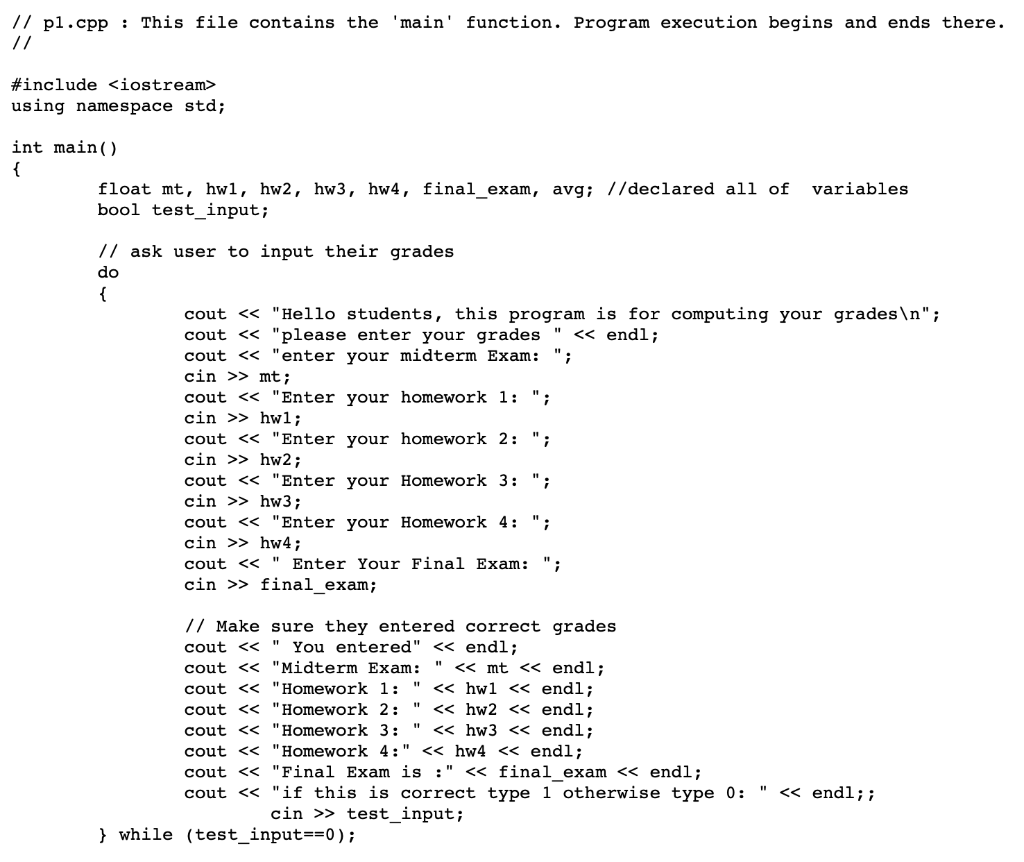 Solved Check the attached program that I developed in the | Chegg.com