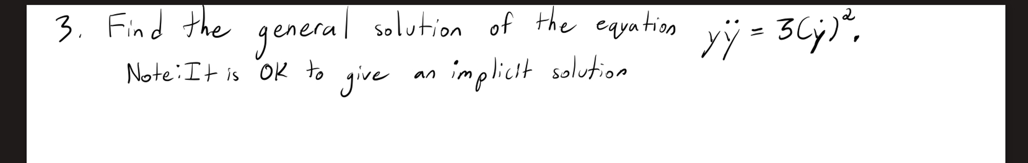 Solved Find the general solution of ﻿the equation | Chegg.com