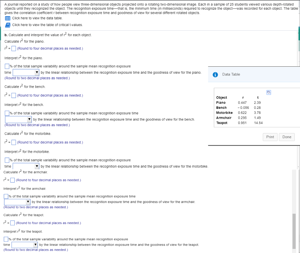 Solved A journal reported on a study of how people view | Chegg.com