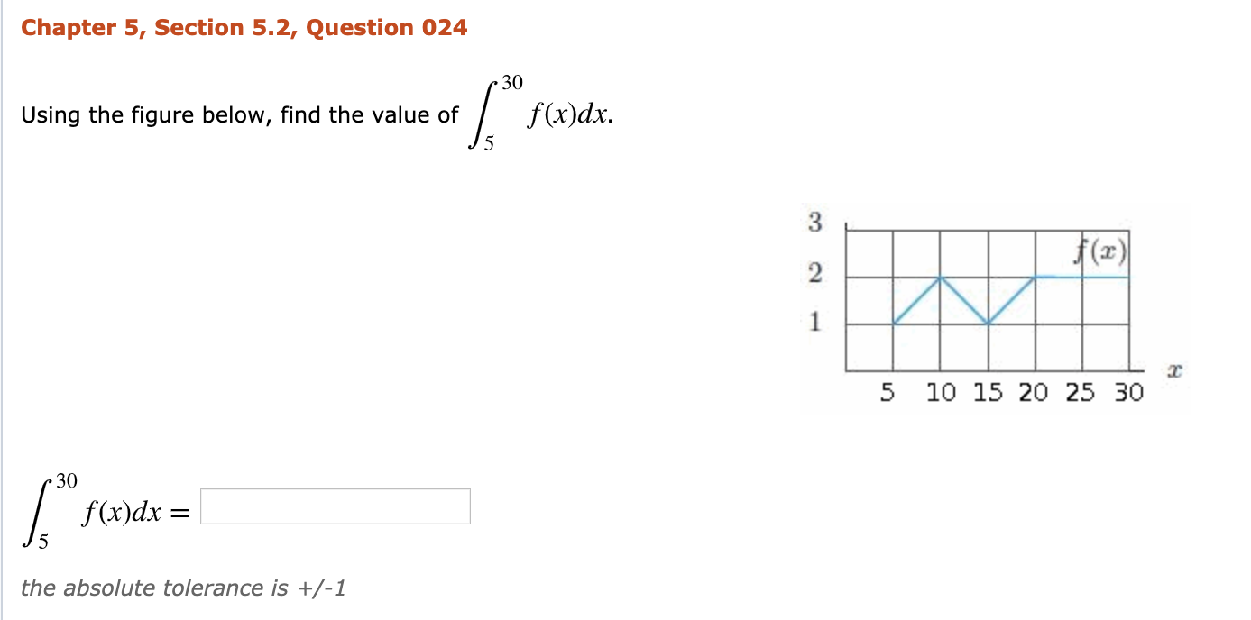 Solved Chapter 5, Section 5.2, Question 024 30 Using the | Chegg.com