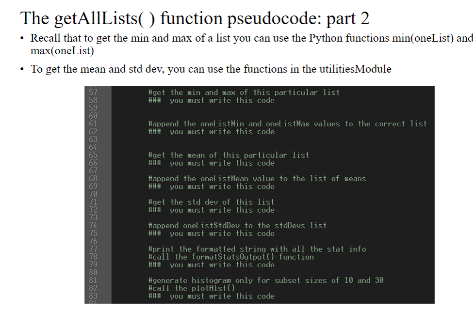 Project 5 Problem to solve - Modify the code that was | Chegg.com