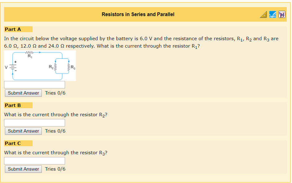 Solved Resistors in Series and Parallel Part A In the | Chegg.com