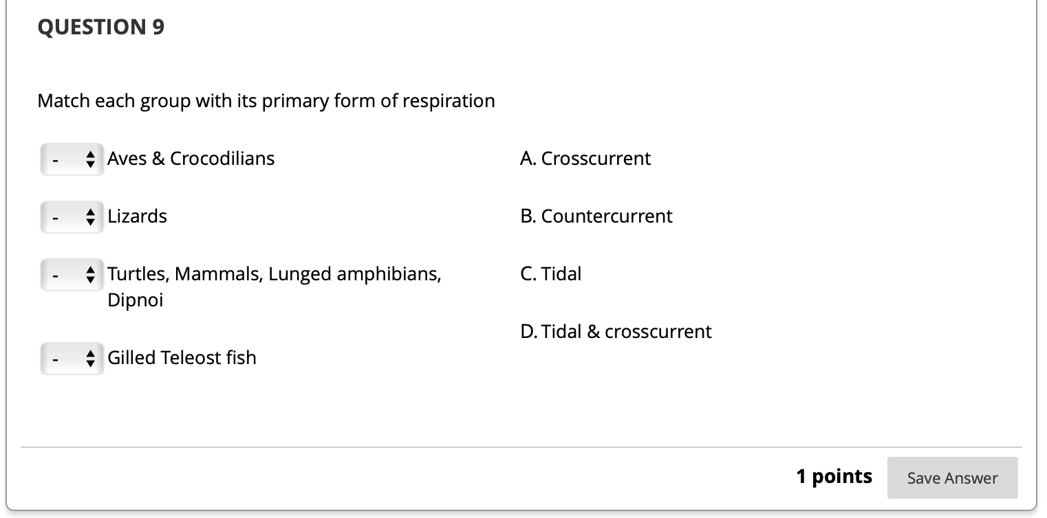 Solved QUESTION 9Match each group with its primary form of | Chegg.com
