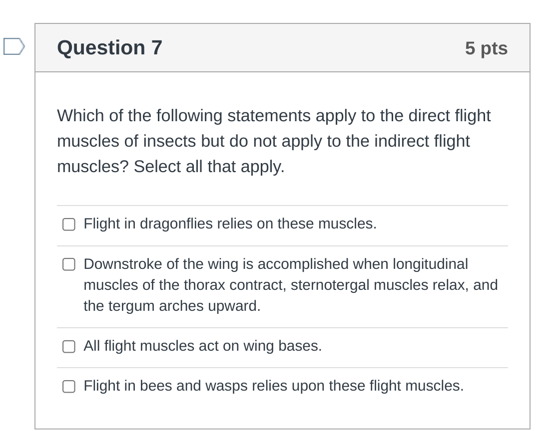 Solved Question 7 5 pts Which of the following statements | Chegg.com