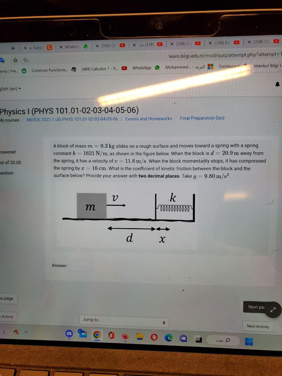 Solved 4 A vertical solid disk of uniform mass M=8 kg and | Chegg.com